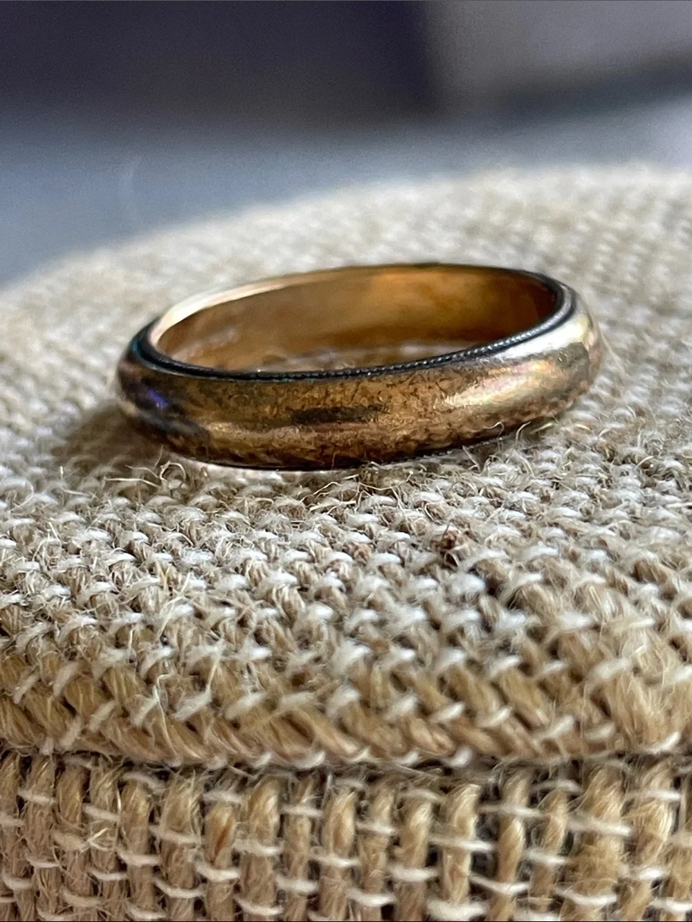Jewelry | Classic Gold 1k Rgp Womens Dome Ring | Poshmark
